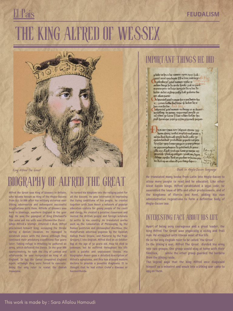 '''THE KING ALFRED THE GREAT''' | PDF | Wessex | Saxons