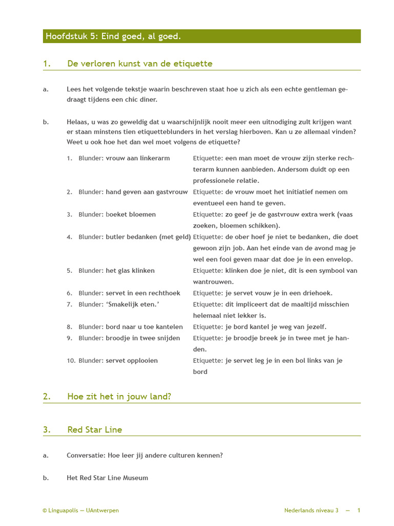 N3-Hoofdstuk 5-SLEUTEL-2024-07 | PDF