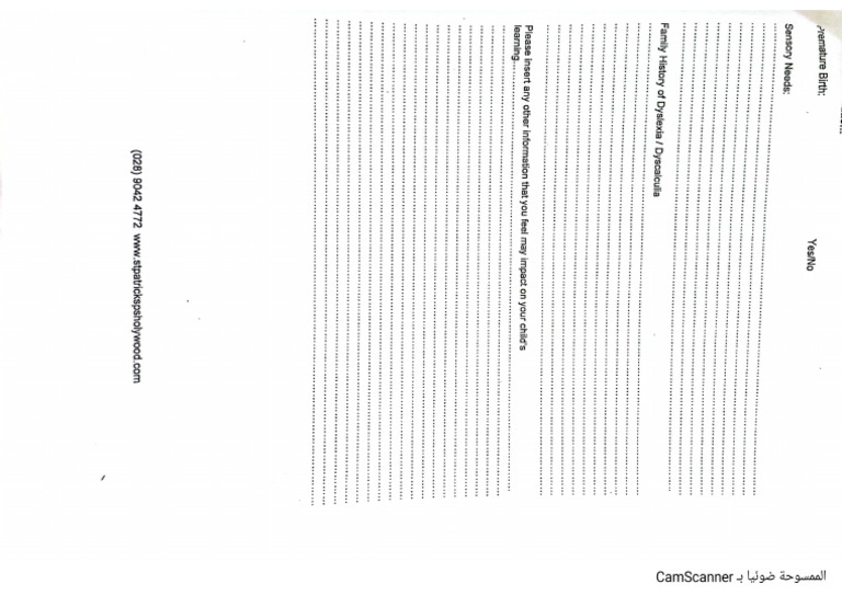 Data Collection Form - Page3 | PDF