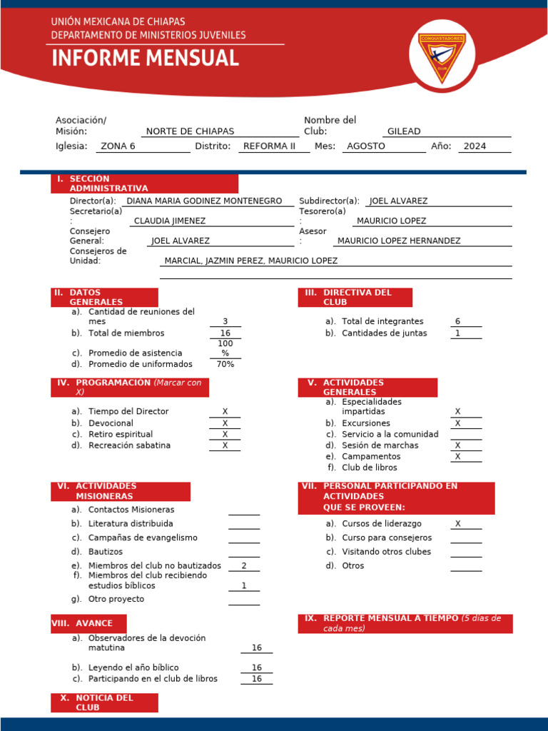 Formato de Informe | PDF