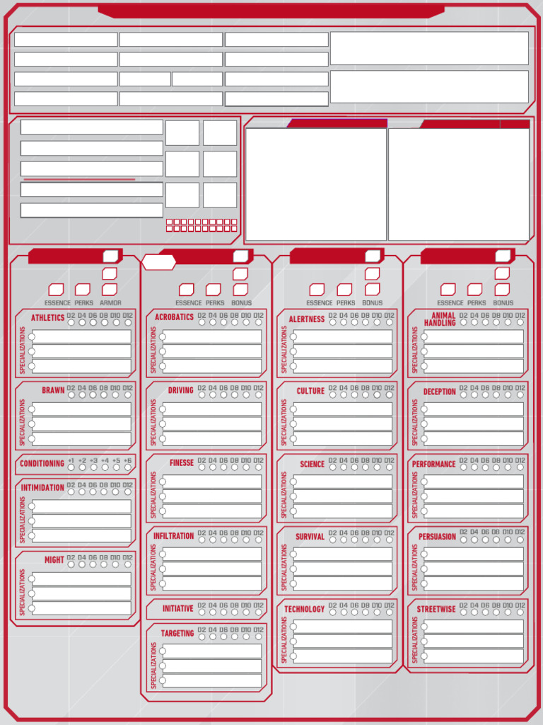Transformers Form Fillable Sheet V6 Autobot | PDF
