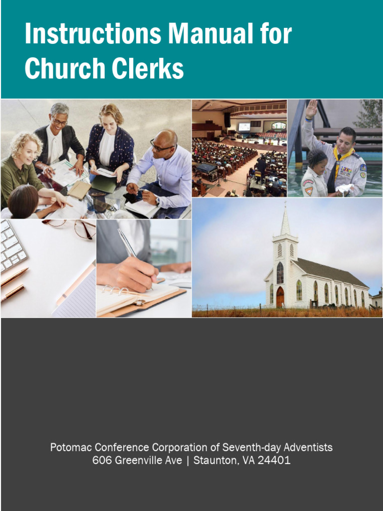 Church Clerk Instruction Manual Rev 2020 | PDF | Seventh Day Adventist ...