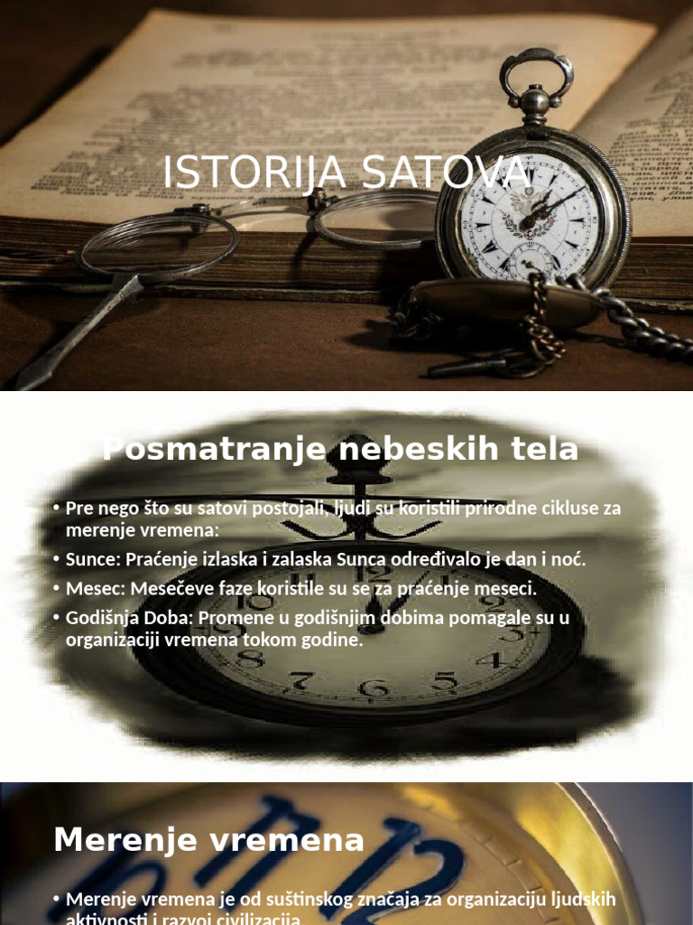 Istorija Satova | PDF