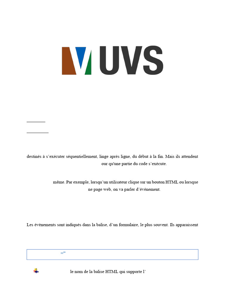 Chapitre 5 | PDF | Html | JavaScript