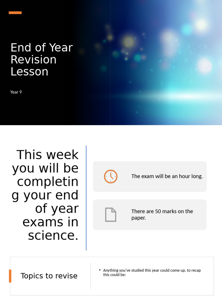 Year 9 Science Exam Revision Guide | PDF | Science & Mathematics | Computers