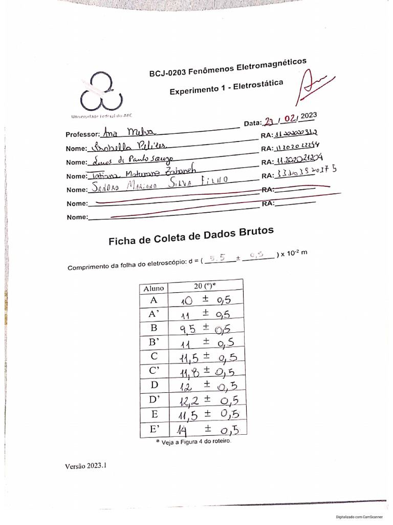 LAB 1 - Eletromag | PDF