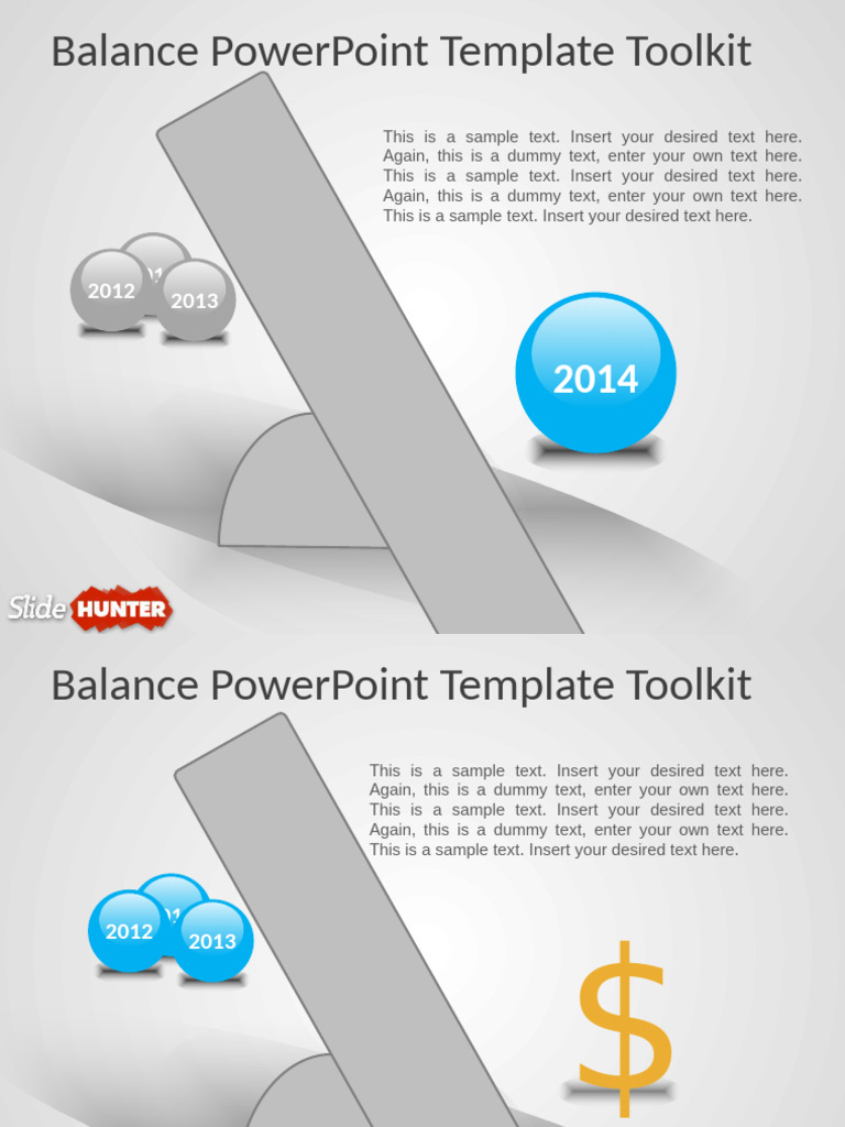 1159 Balance Powerpoint Template Toolkit | PDF