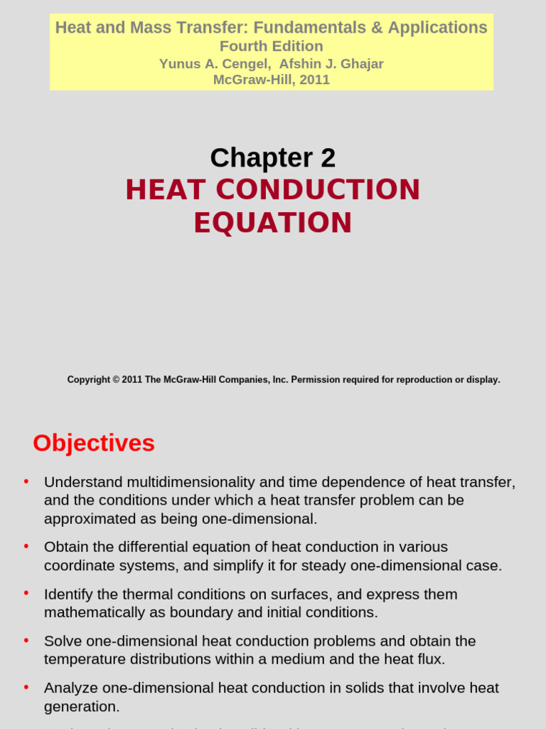 Heat Chap02 Lecture | PDF | Thermal Conduction | Heat Transfer