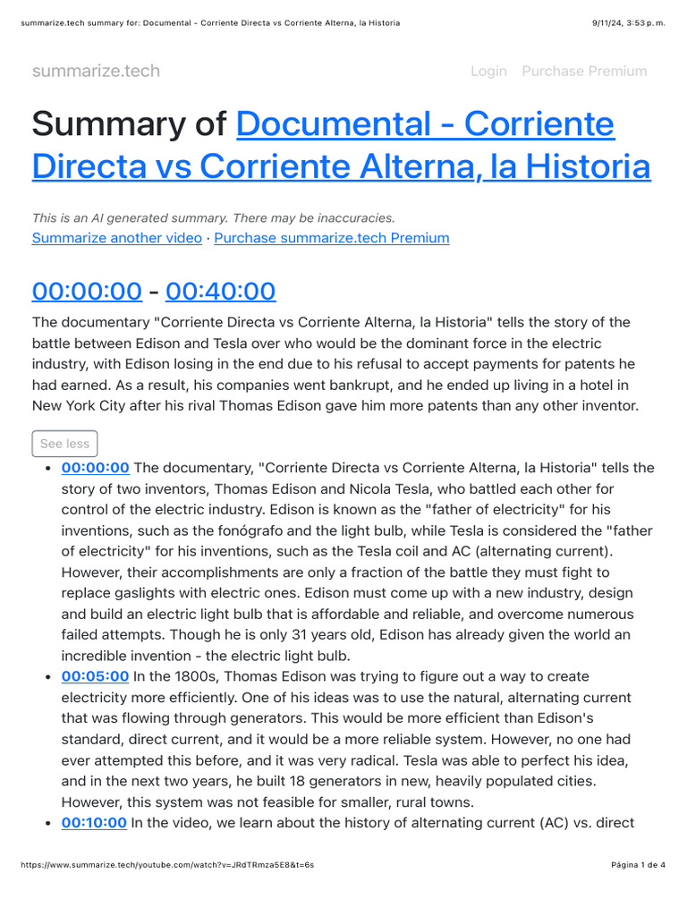 Edison vs. Tesla: AC vs. DC Battle | PDF | Alternating Current | Nikola ...