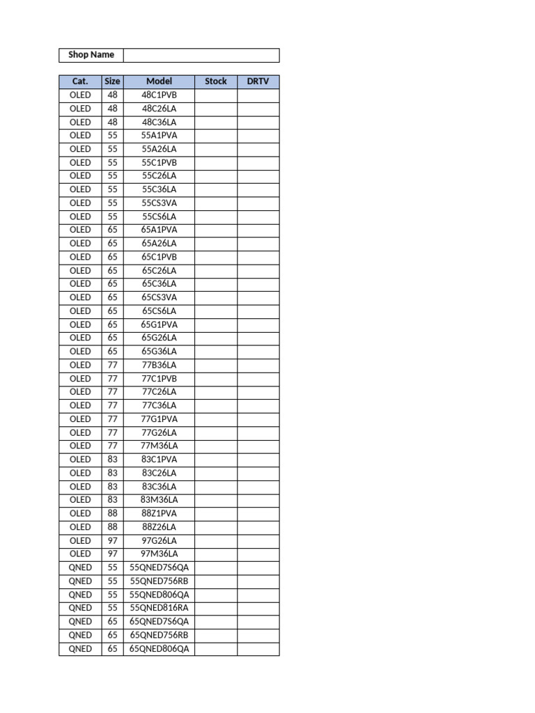 Comprehensive TV and Audio Inventory | PDF | Sound Technology | Audio ...