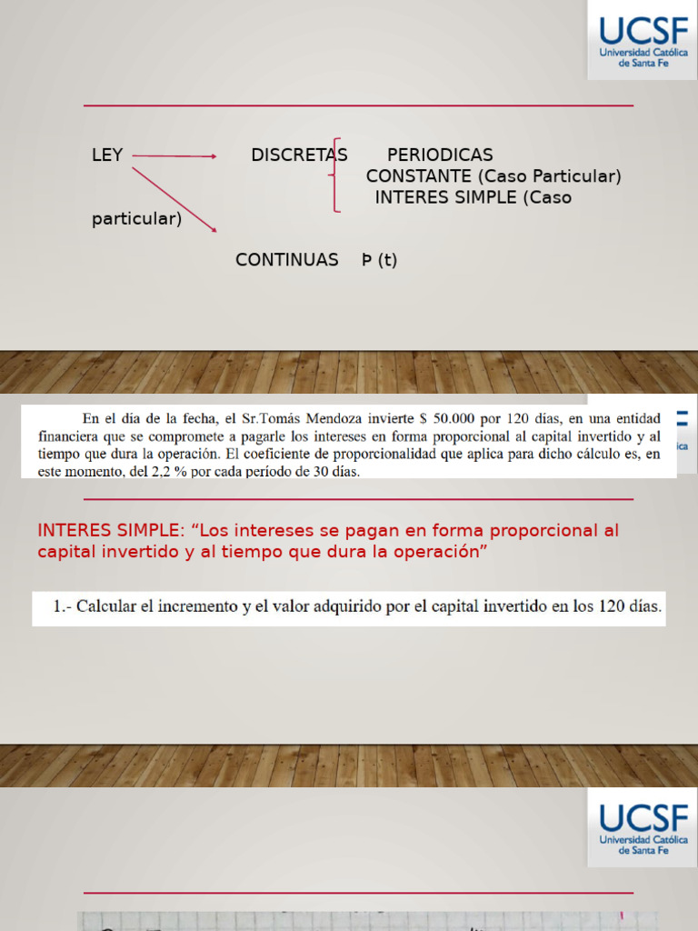 Interes y Descuento Simple | PDF | Interés | Economias