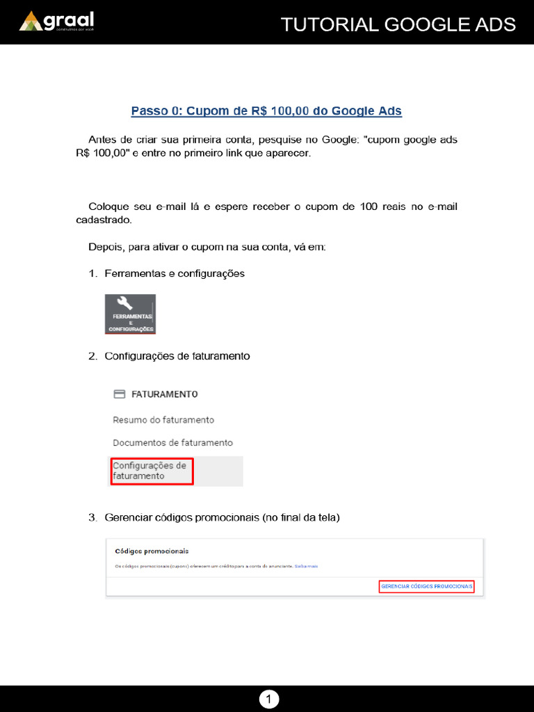 Graal - Tutorial GOOGLE ADS | PDF