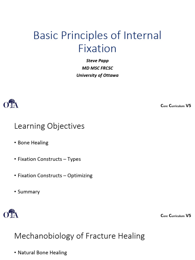 General A4 Basic Principles and Techniques of Internal Fixation of ...