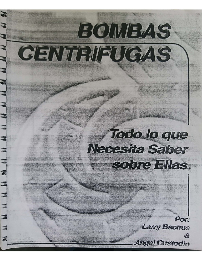 Bombas Centrífugas (Larry Bachus) | PDF