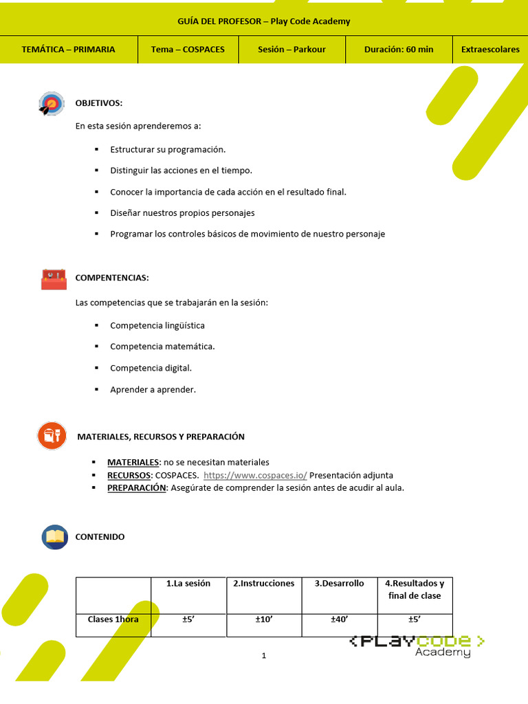 03 Primaria CODING CoSpaces | PDF | Mundo virtual | Maestros