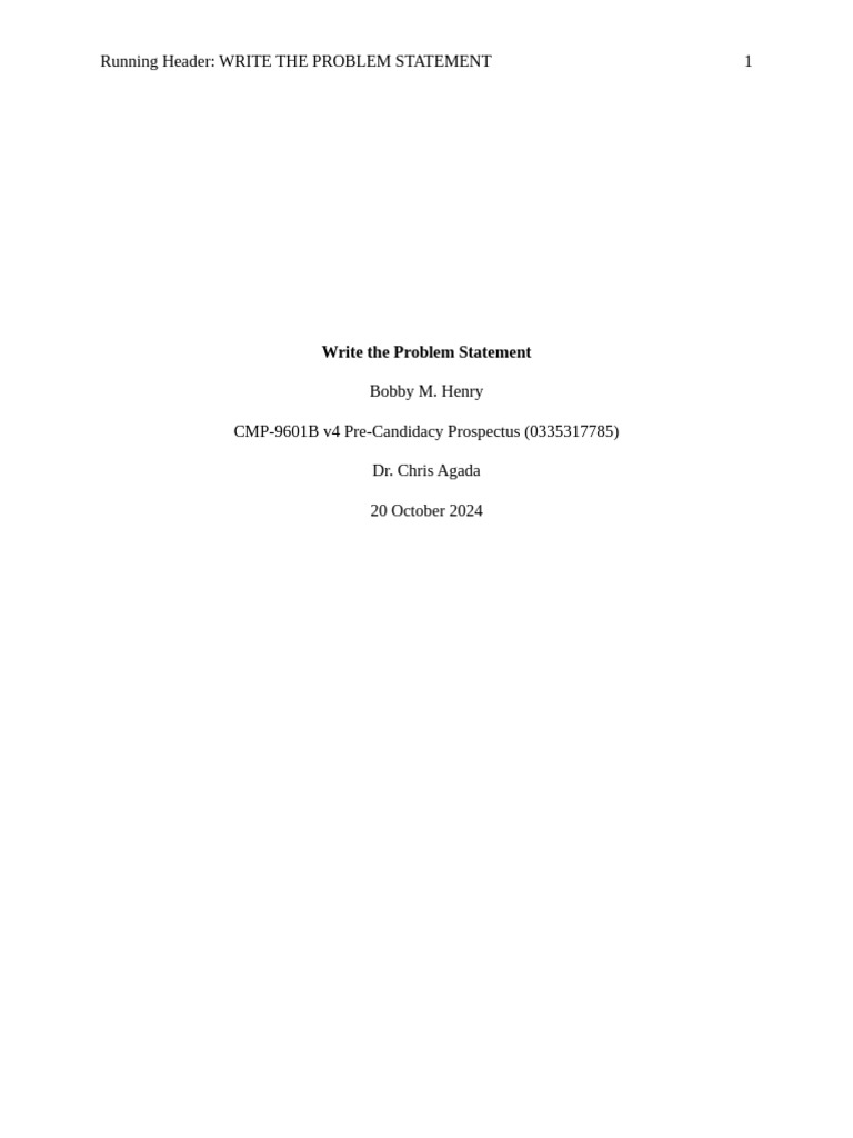 CMP-9601B v4 Pre-Candidacy Prospectus (0335317785) WK2 Assignment | PDF | Brand | Social Psychology