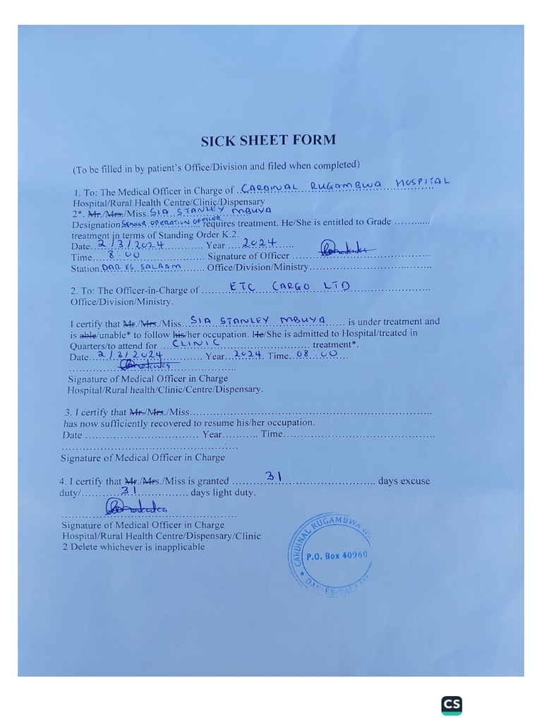 Sia Sheet | PDF
