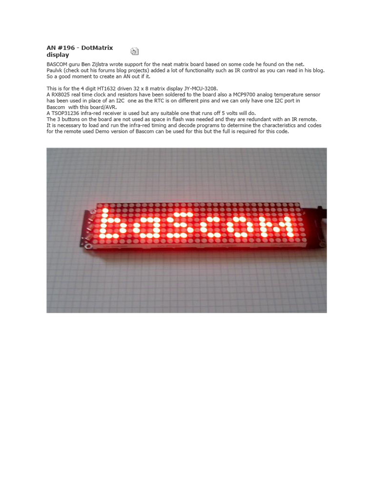 Dot Matrix | PDF | Computer Engineering | Computing Dot Matrix | PDF | Computer Engineering | Computing
