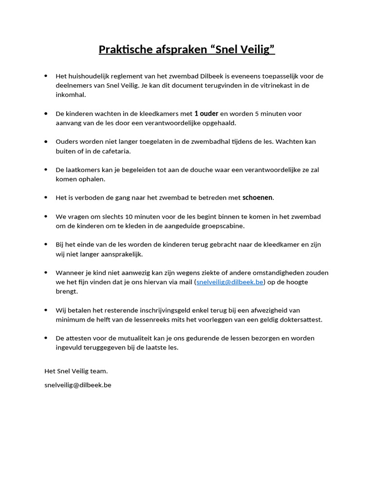 Afspraken Met de Ouders | PDF