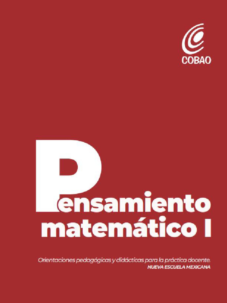 Pensamiento Matematico I | PDF | Probabilidad | Enseñanza de matemática