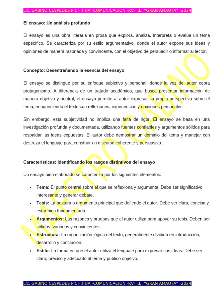 FICHA Scratch | PDF | Ensayos | Autor