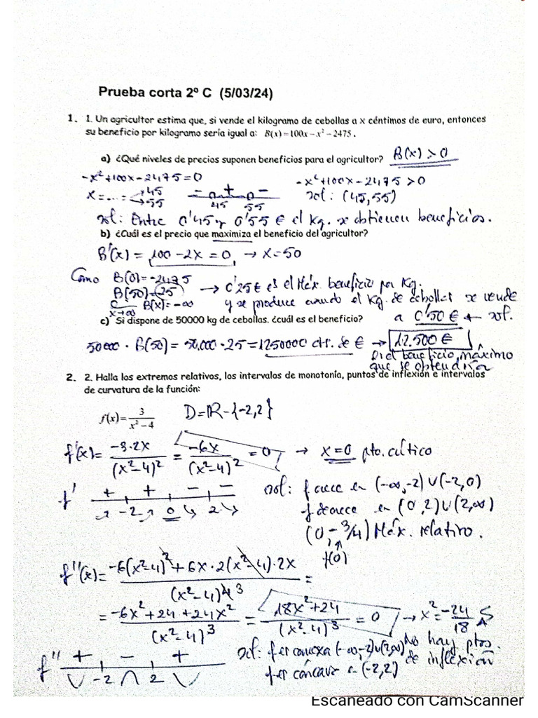 Soluci-N PRUEBA CORTA 1.2 - CC SS | PDF