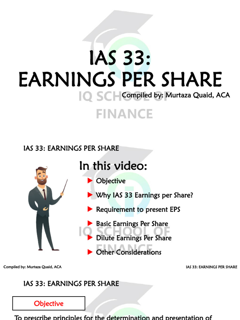 48 - IAS 33 - Presentation 1 - Notes | PDF | Earnings Per Share ...