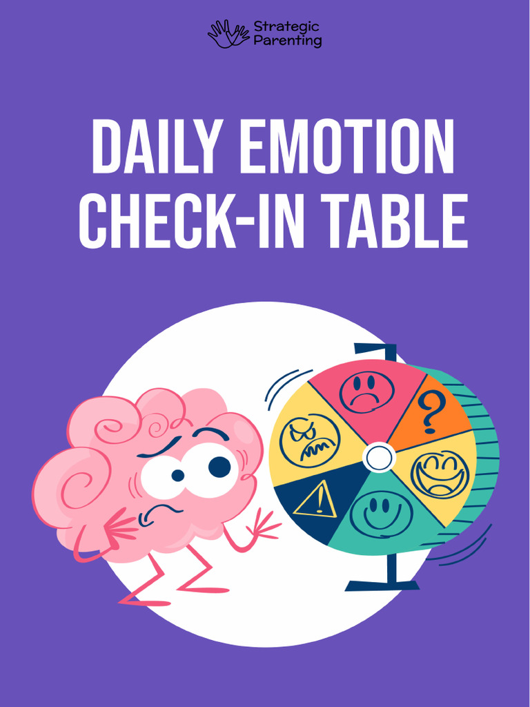 Daily Emotion Check-In Table | PDF