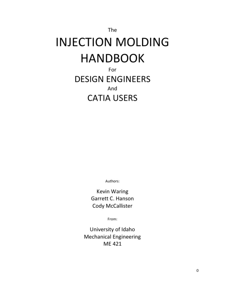 Injection Molding Handbook | Extrusion | Mechanical Engineering