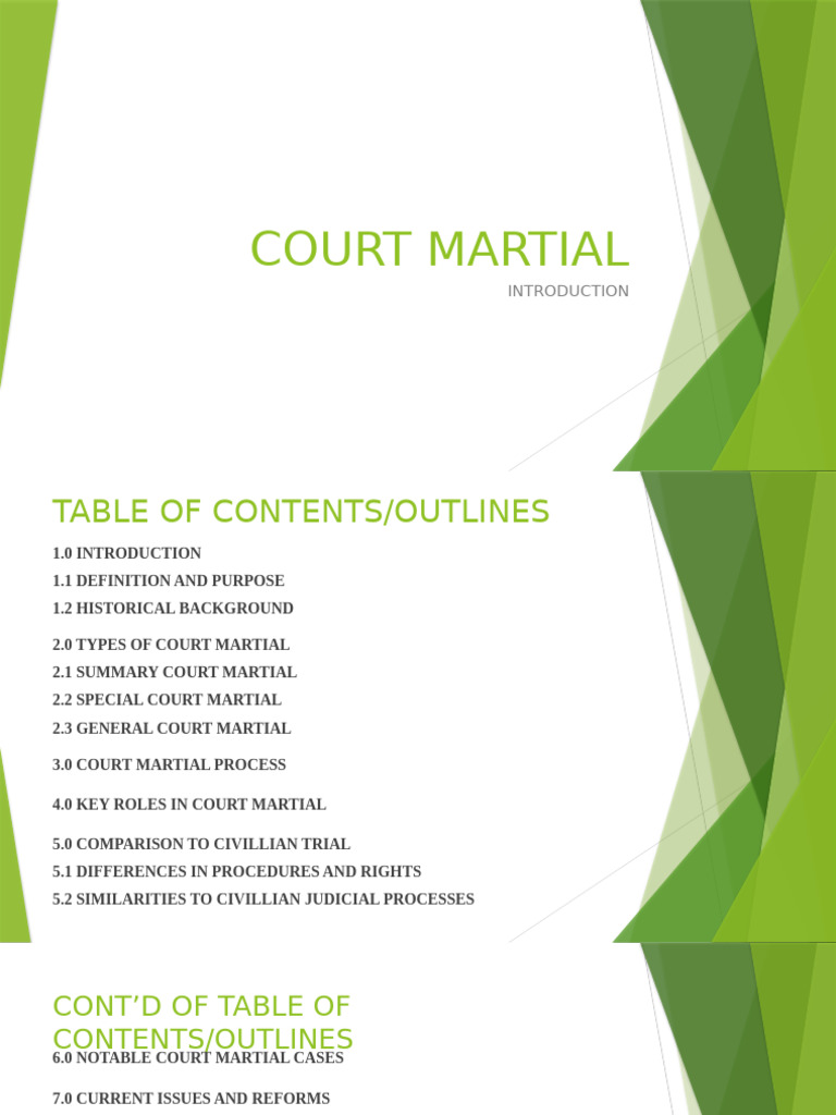 Understanding Court Martial in Nigeria | PDF | Court Martial | Military ...