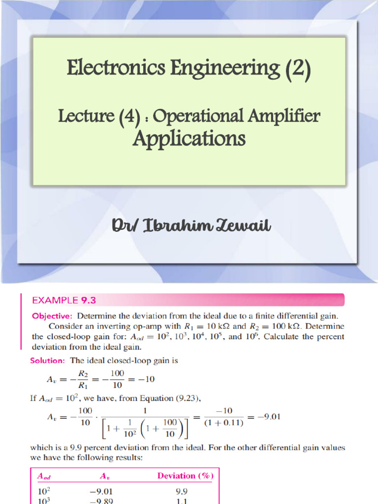 Lecture 4 Ele | PDF
