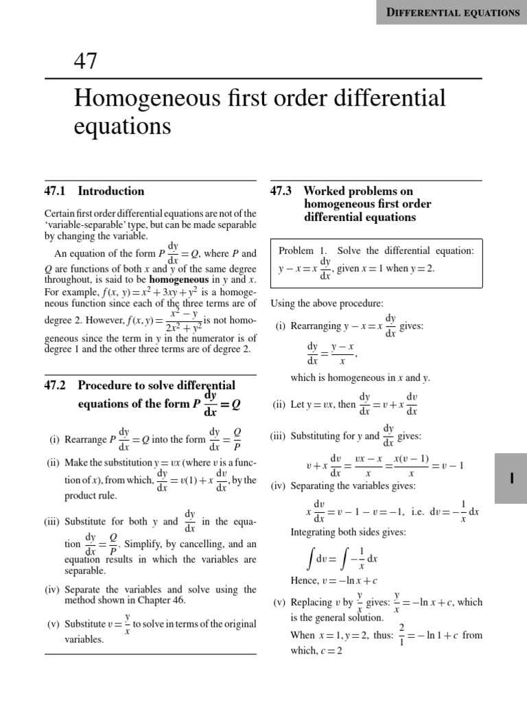 ODE Part 2 | PDF | Equations | Mathematical Objects