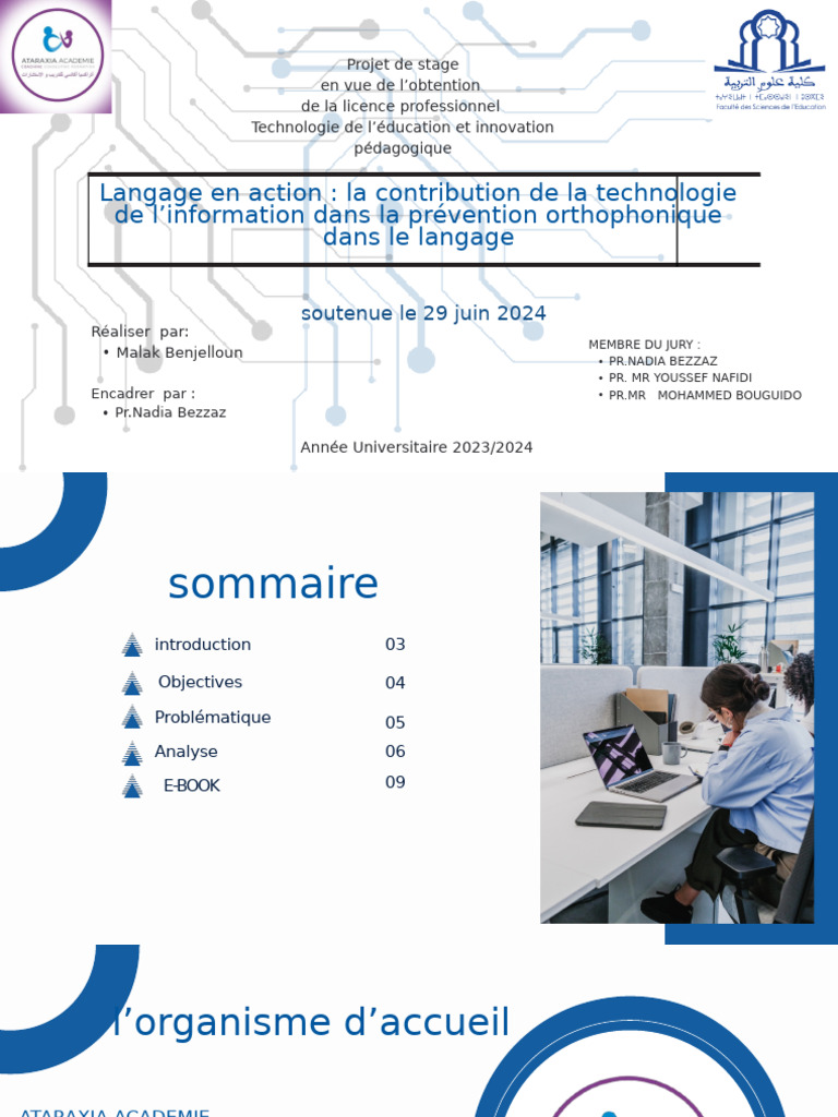 Langage en Action La Contribution de La Technologie de L'information Dans La Prévention ...