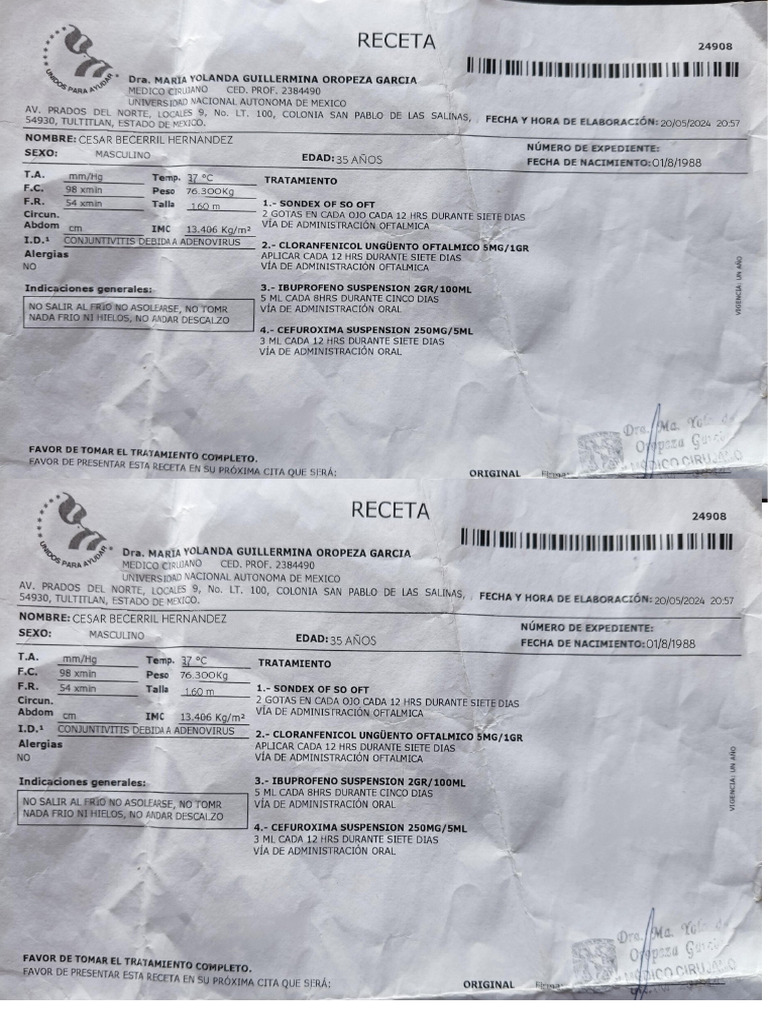 Receta | PDF