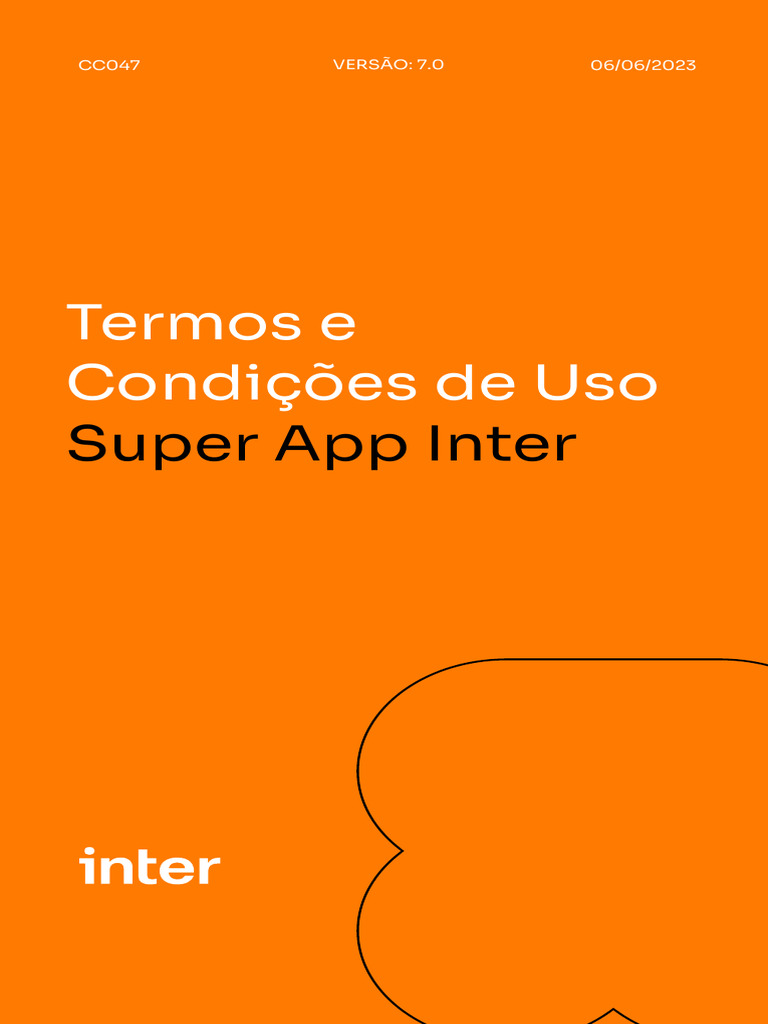 Termos de Uso do Super App Inter | PDF | Aplicativo para celular ...
