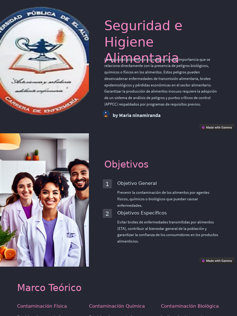 Seguridad e Higiene Alimentaria | PDF | Enfermedades transmitidas por ...
