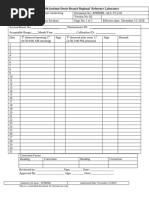 Temperature Monitoring Sheet - Sample Template | PDF