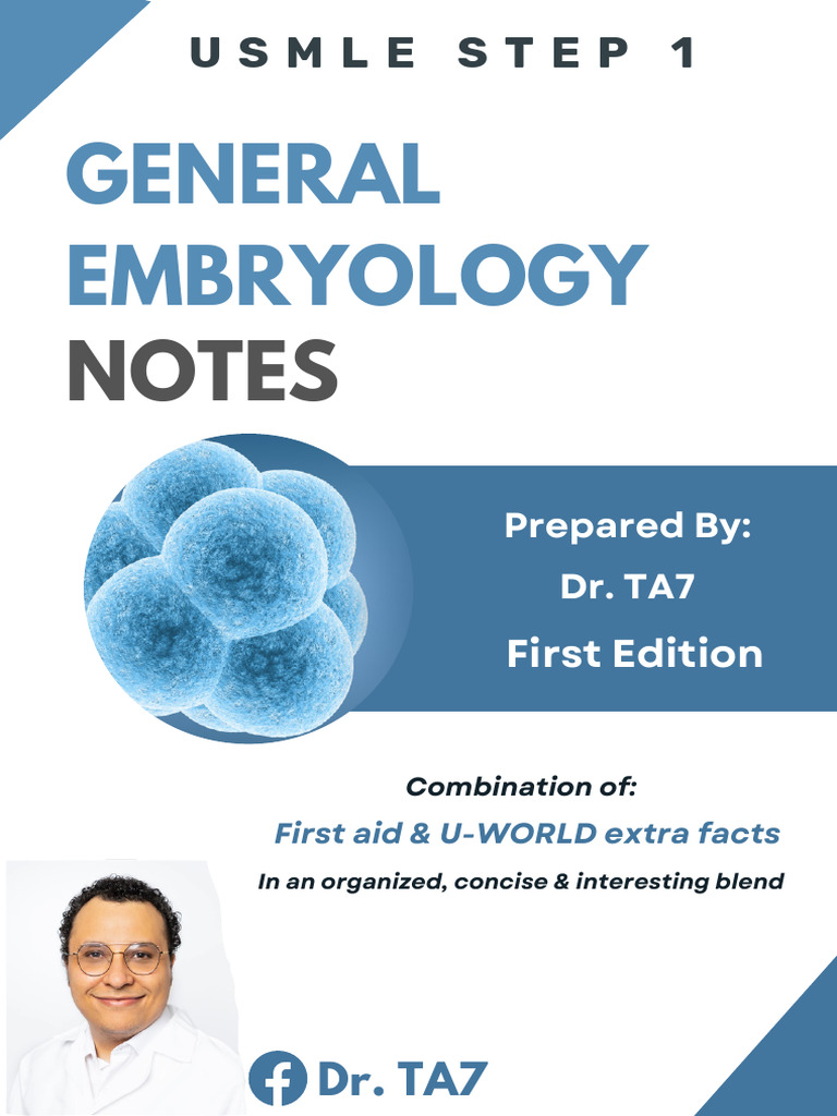 7 - General Embryology Notes | PDF | Anatomy | Developmental Biology