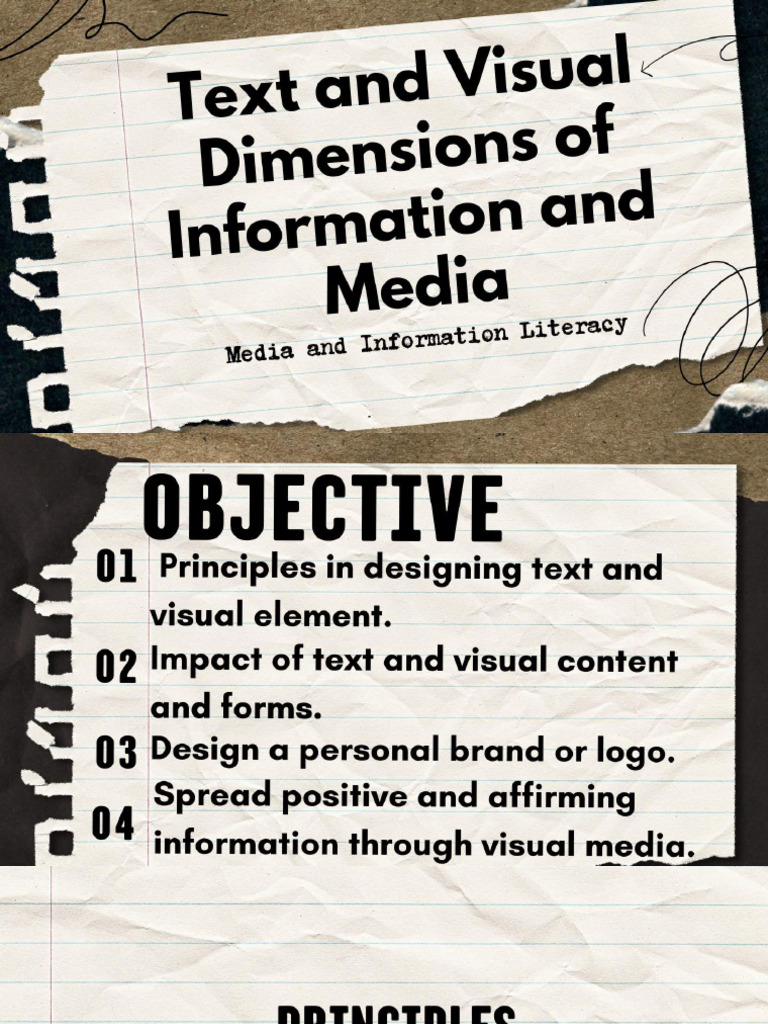 Media and Info Mod4 Text and Visual Dimensions of Information and Media ...