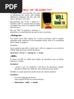 Will vs Going To Worksheet | PDF