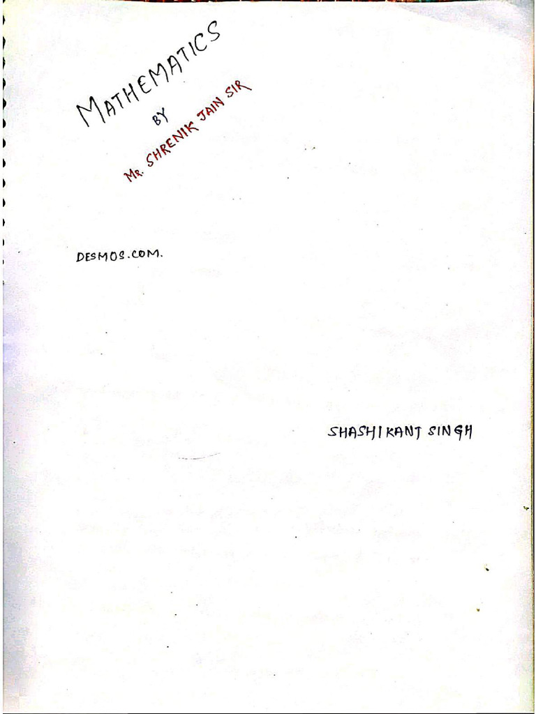 Shrenik Calculus | PDF