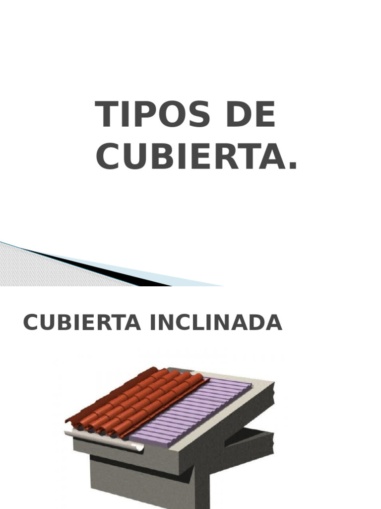 Guía de Tipos de Cubiertas y Tejas | PDF