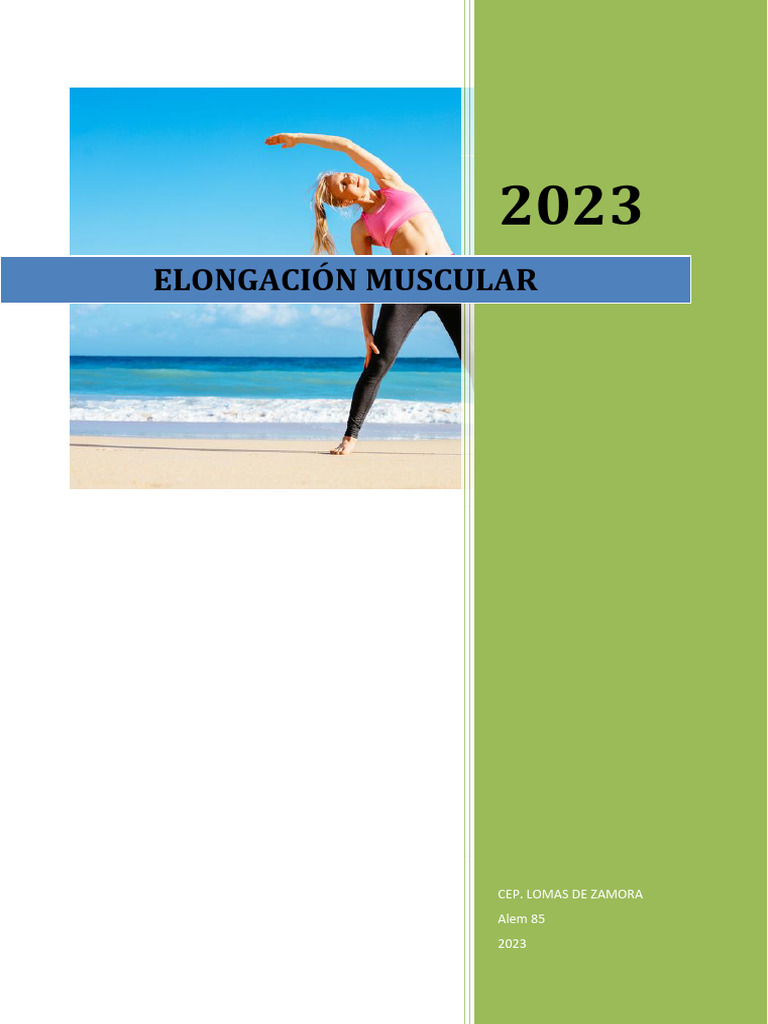 Elongación Muscular 2023 | PDF | Codo | Hombro