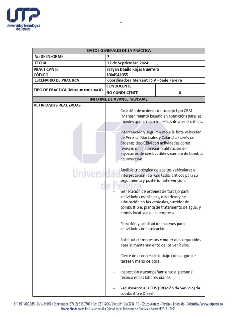 INFORME 3 Brayan Rojas | PDF
