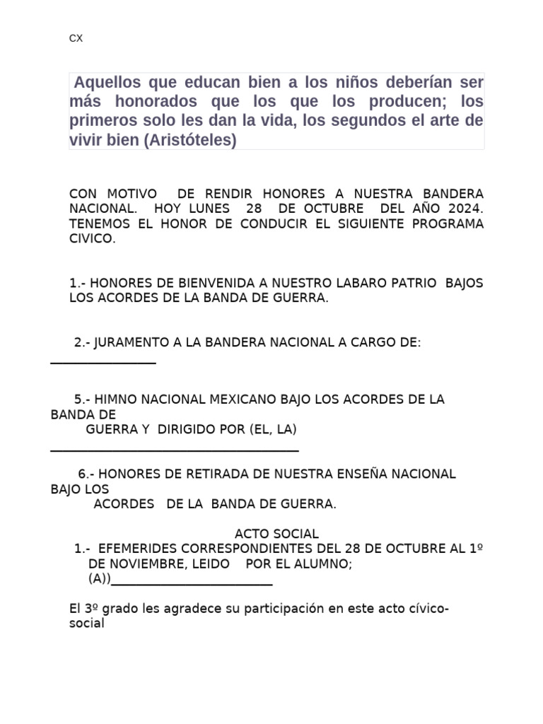 Programa Civico 2 | PDF | Historia