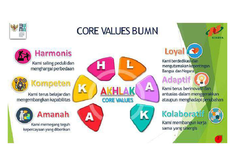 Core Values Bumn | PDF