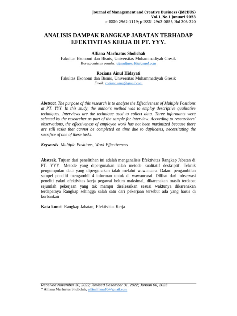 Artikel Alfiana Marfuatus Sholichah (190301082) | PDF