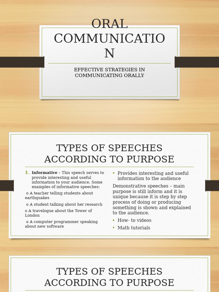 Speeches | PDF | Speech | Communication