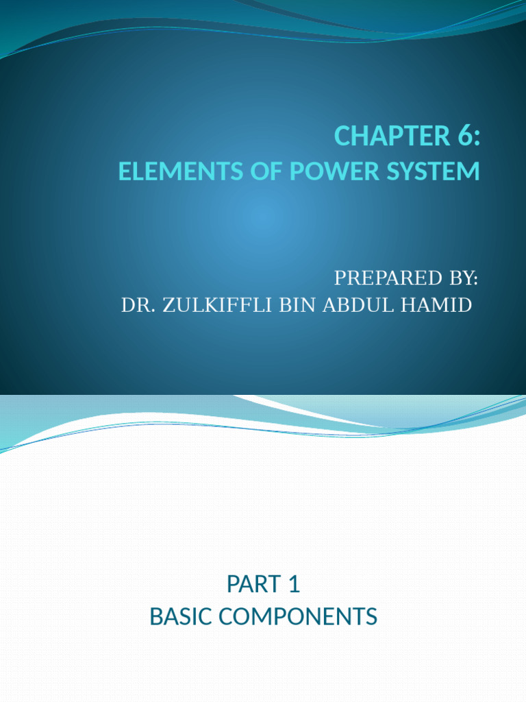 Chapter 1 - Elements of Power System | PDF | Power Station | Transformer