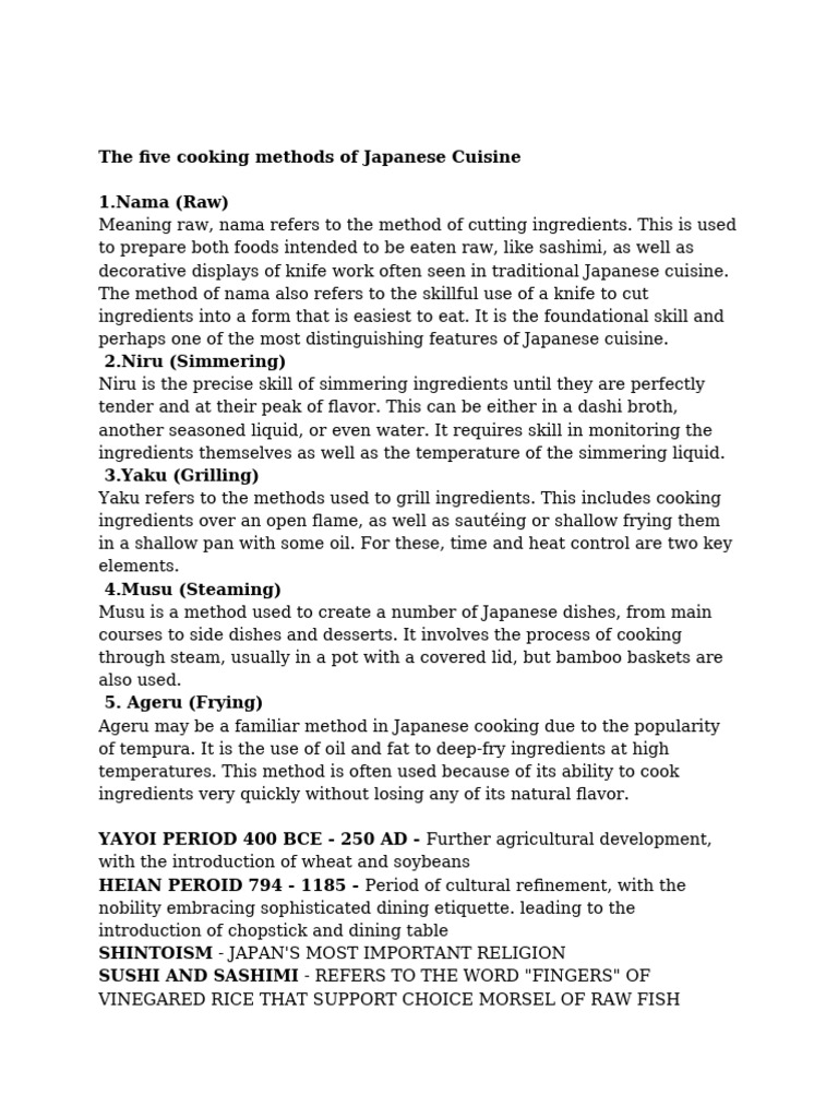 Japanese Cuisine P | PDF | Japanese Cuisine | Sushi